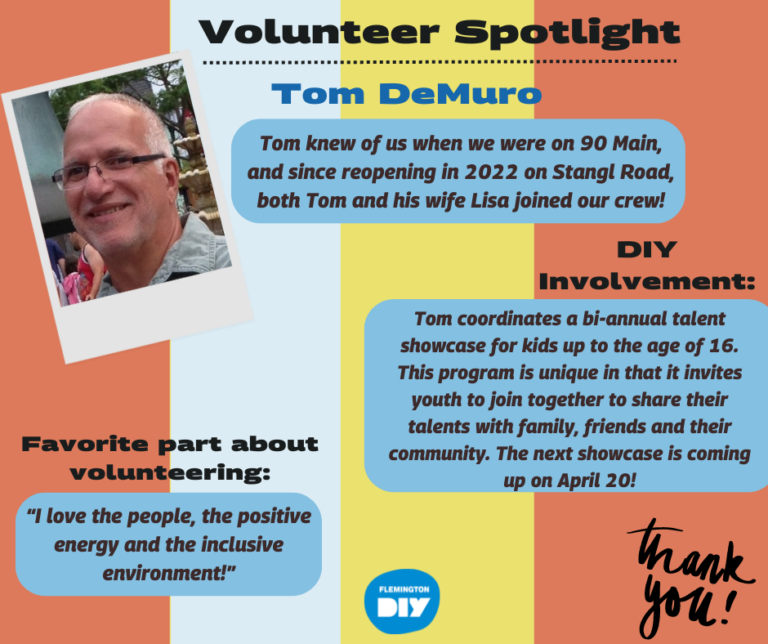 Volunteer Spotlight – Flemington DIY